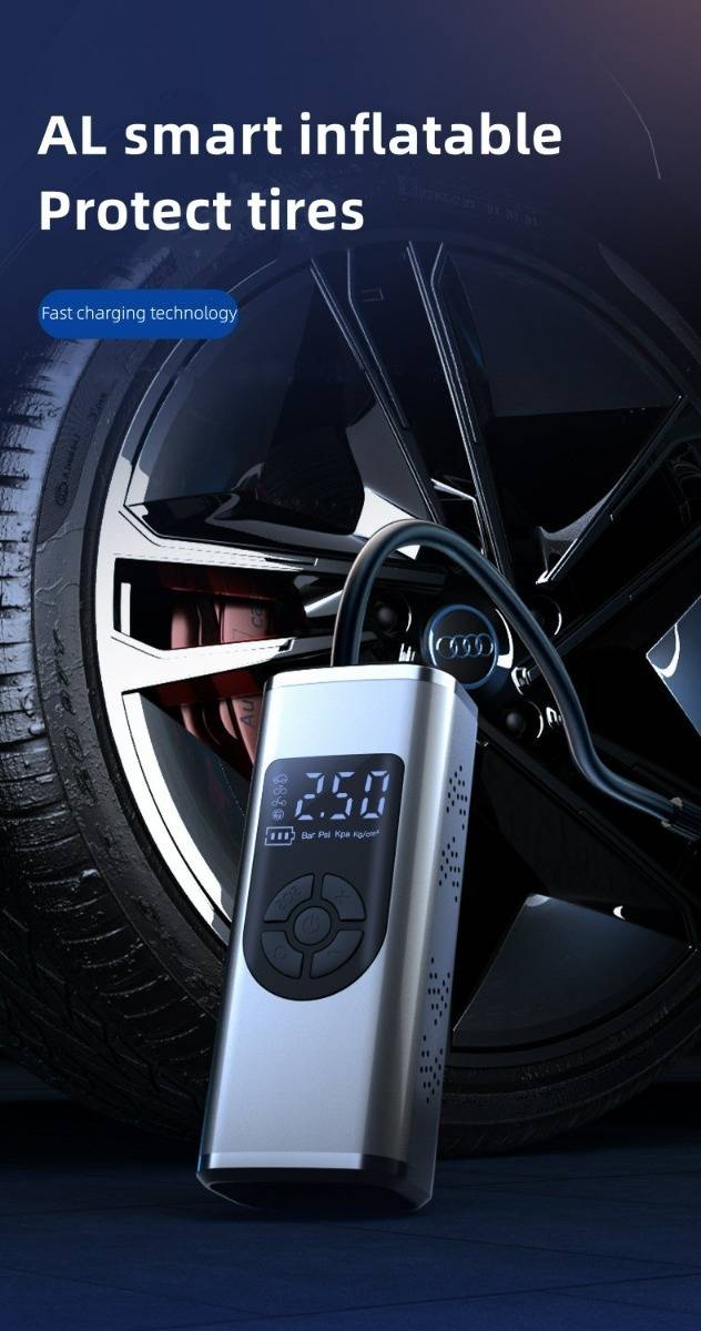 Compresor Digital De Aire Portátil Inflador De Neumáticos – Importadora