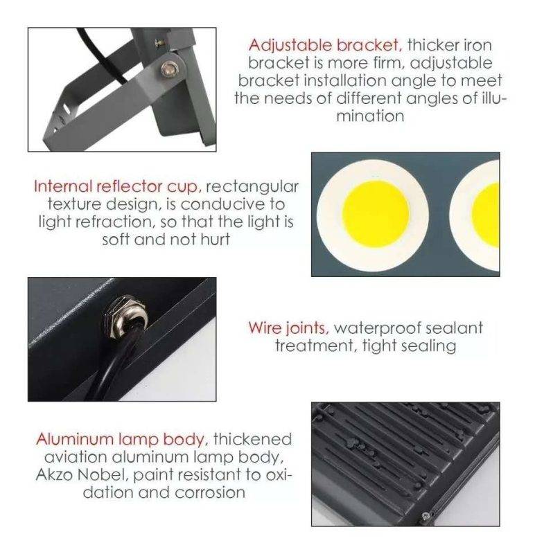 Foco Led Plano Reflector Multiled 100w Exterior / 003169 – Importadora