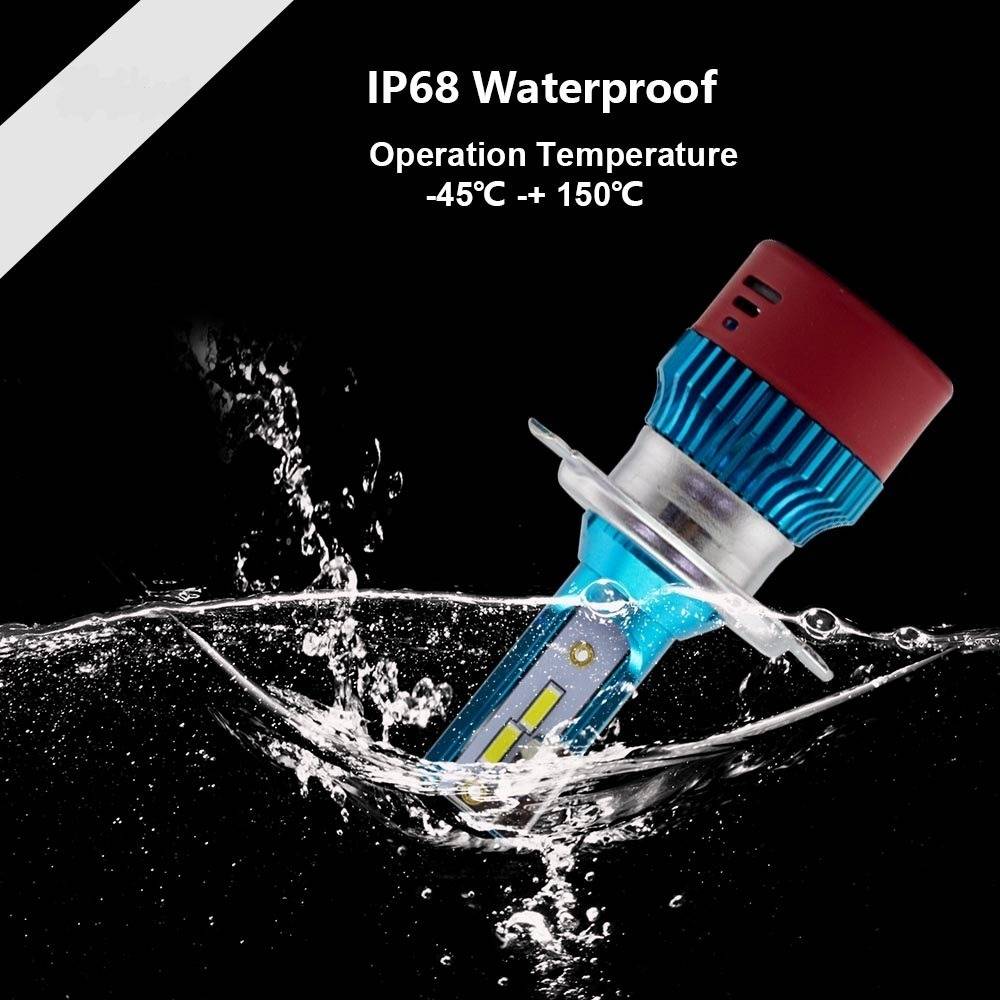 Kit Ampolleta Mini Turbo Led H4 Turbo Led 3600lm Chip Zes – Importadora