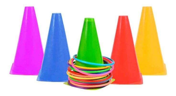 Kit De Entrenamiento Con Cono Y Aros Agilidad Crossfit – Importadora