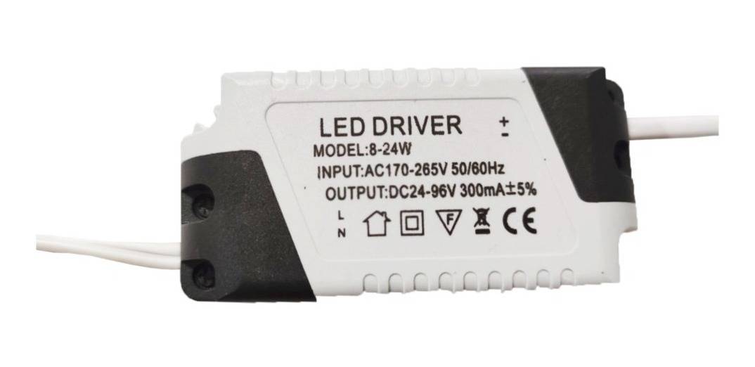 Led Driver 8-24w Dc 24-96v 300ma Transformador – Importadora