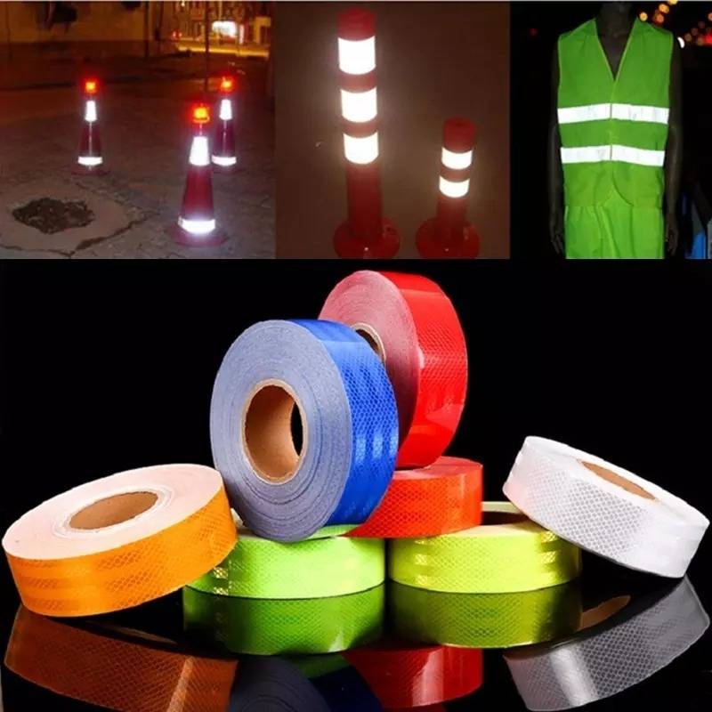 Rollo Cinta Reflectante 50cm X 45metros Color Modelo Elegir – Importadora