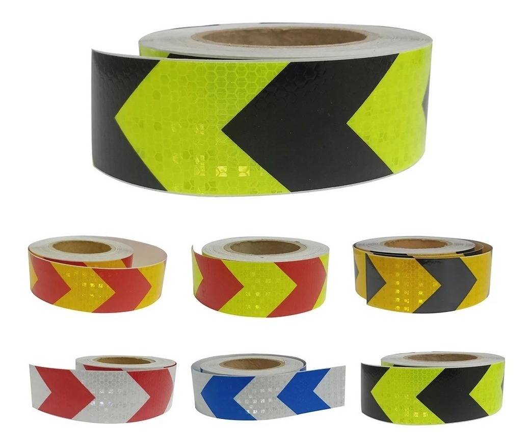 Rollo Cinta Reflectante 50cm X 45metros Color Modelo Elegir – Importadora