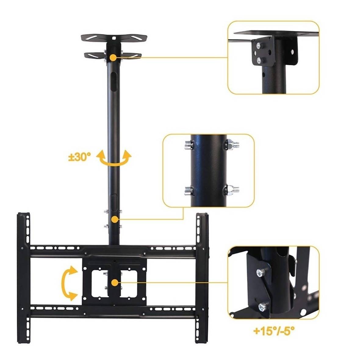 Soporte De Pared Para Tv 32 – 65 Pulgadas 68.2 Kg – Importadora